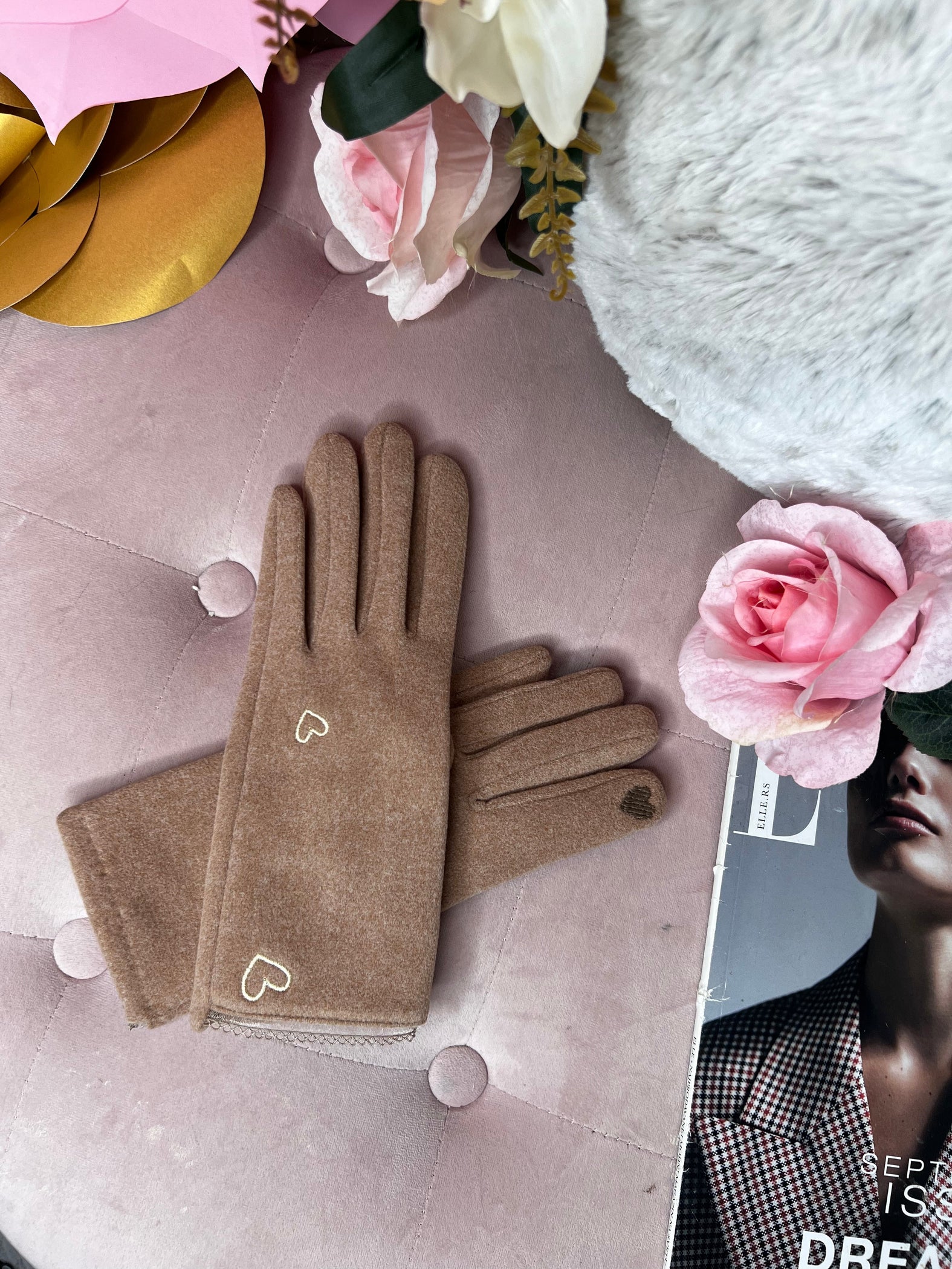 Ženske rukavice Fashion Heart | Zimske rukavice | Contessa Moda